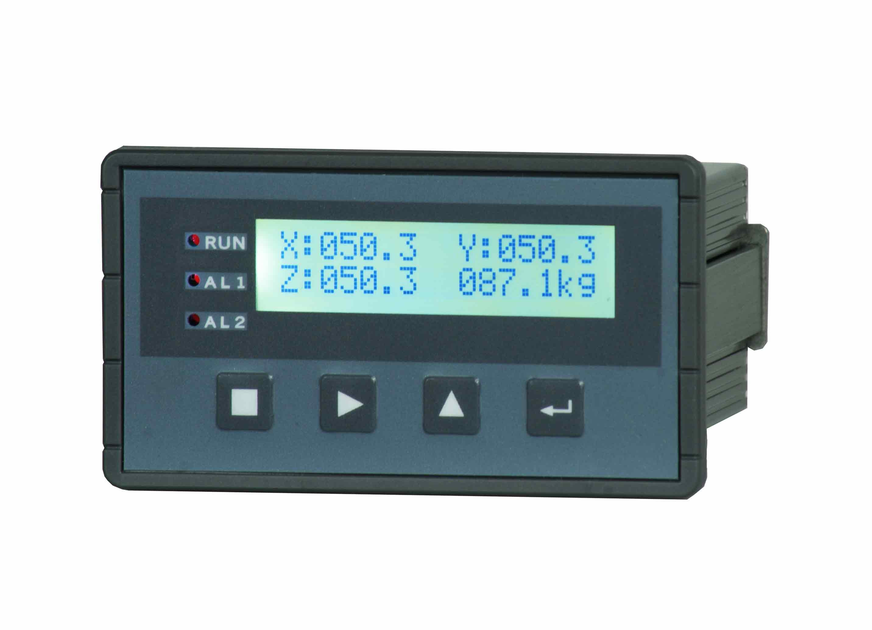 Mini 3-D 3-CH Weighing Indicator Controller , 1280Hz Force Measuring ...