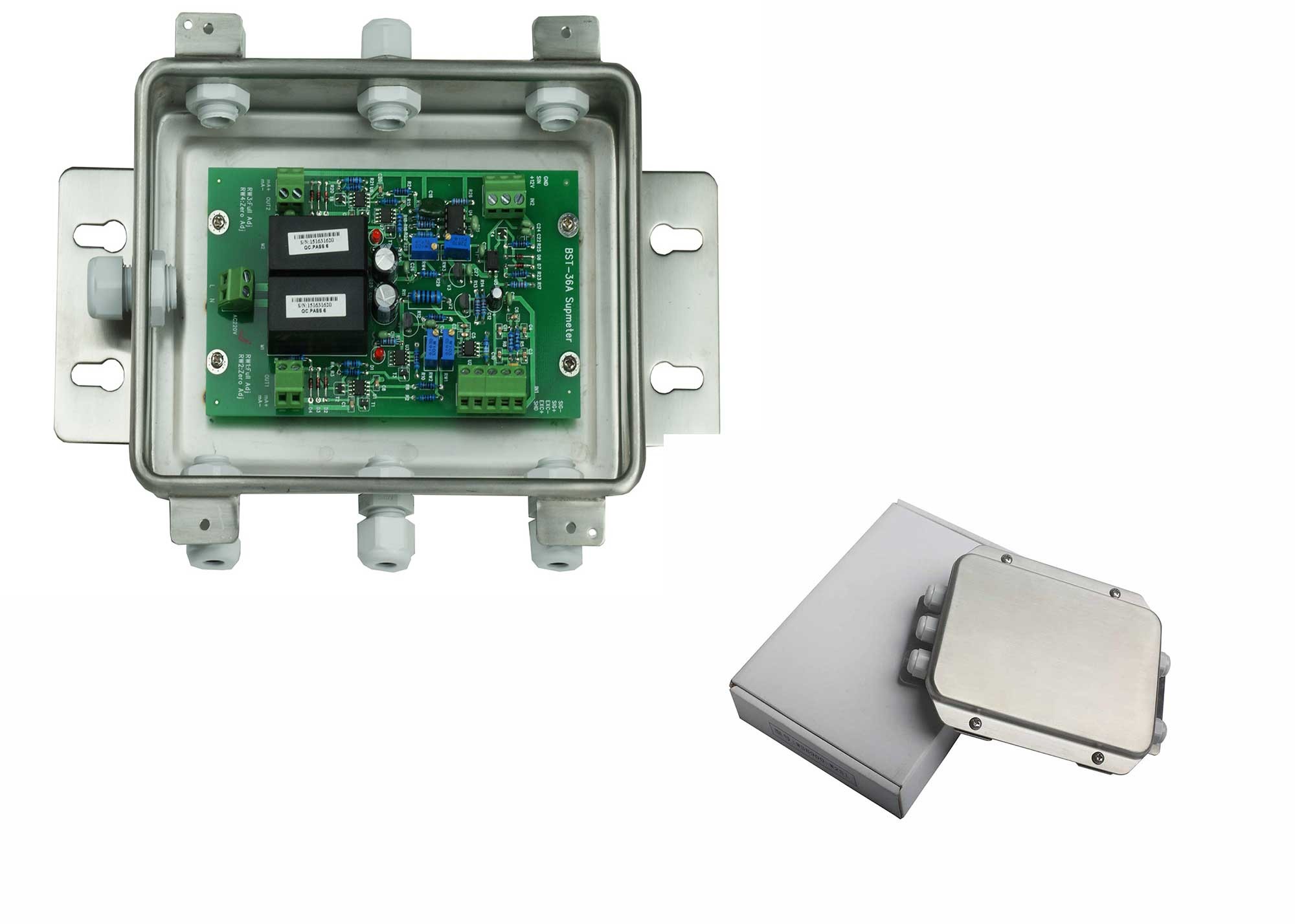 Waterproof Signal Junction Box , 50Hz Weight Signal Load Cell Transmitter