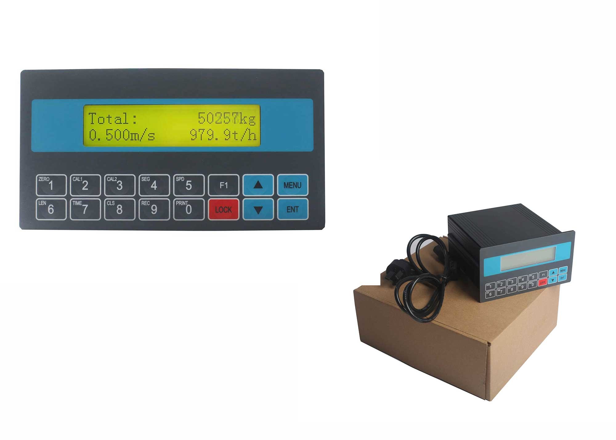 LCD Display Weighing Instrument Indicator For Belt Weigher With Weight Totalizing