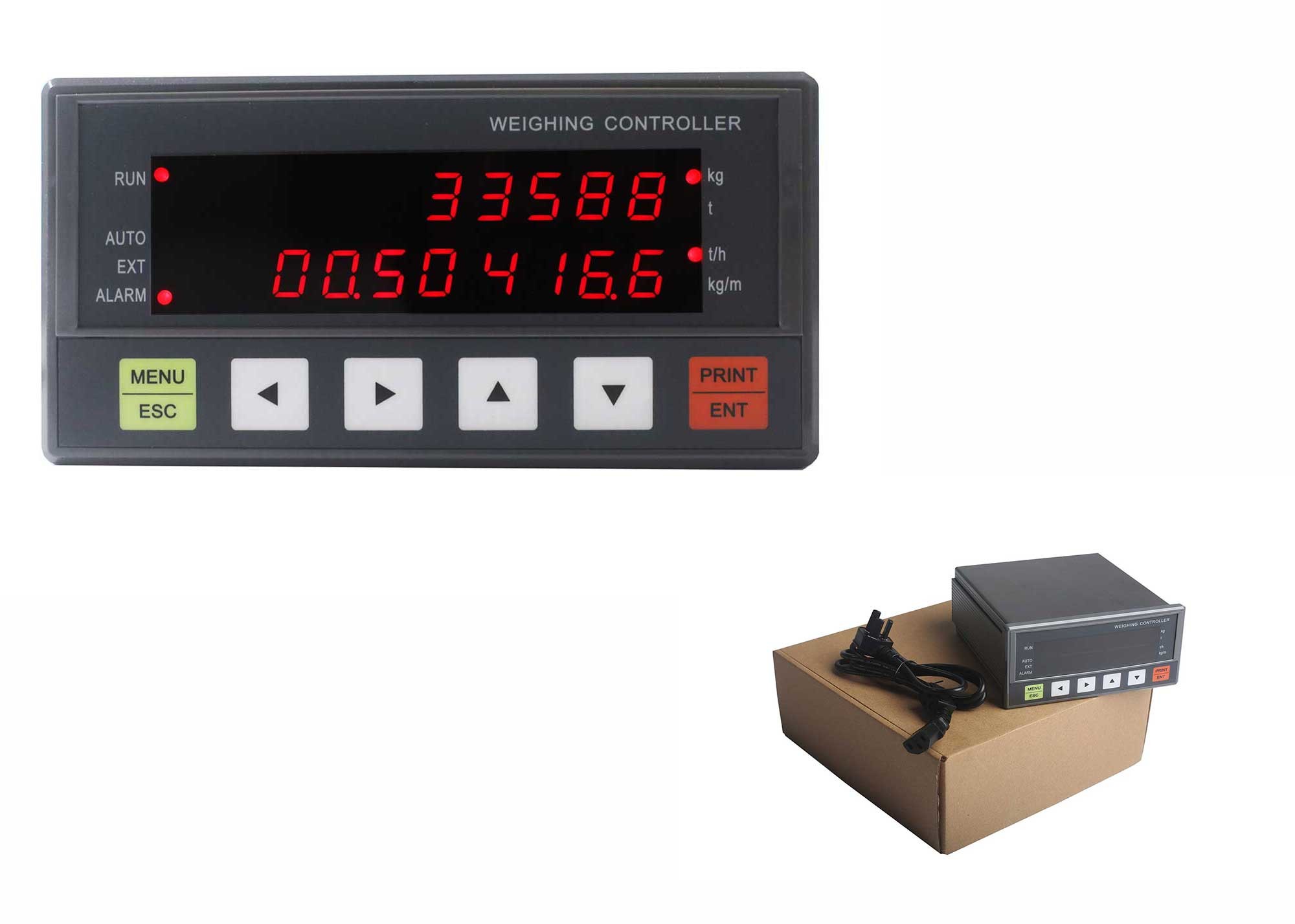 Electronic Belt Scale Controller , Led Programmable Load Cell Controller