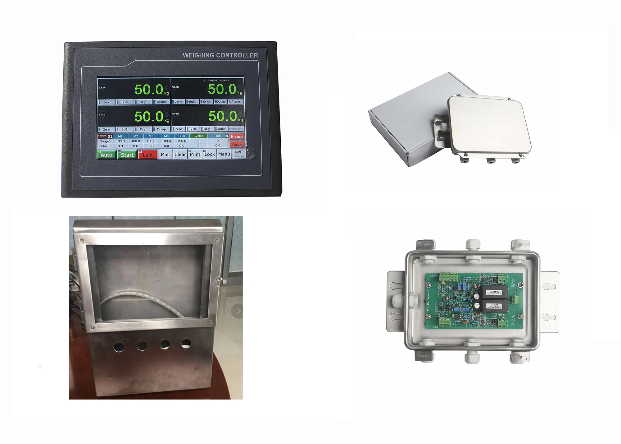 Customized Software Digital Weight Indicator , Filling Weighing Hmi ...