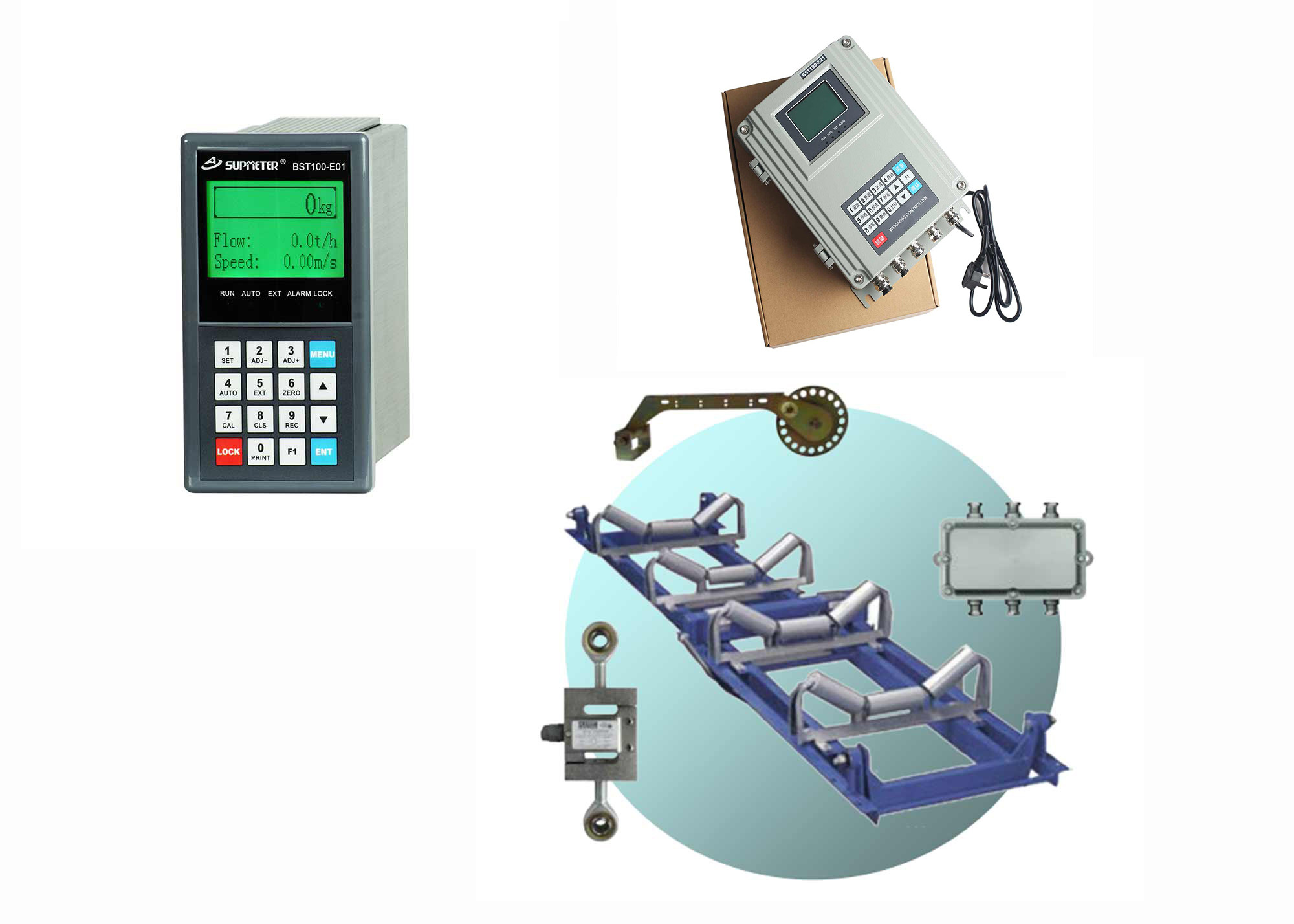 Electronic Weigh Belt Feeder Conveyor Belt Scale Controller For Feeding ...