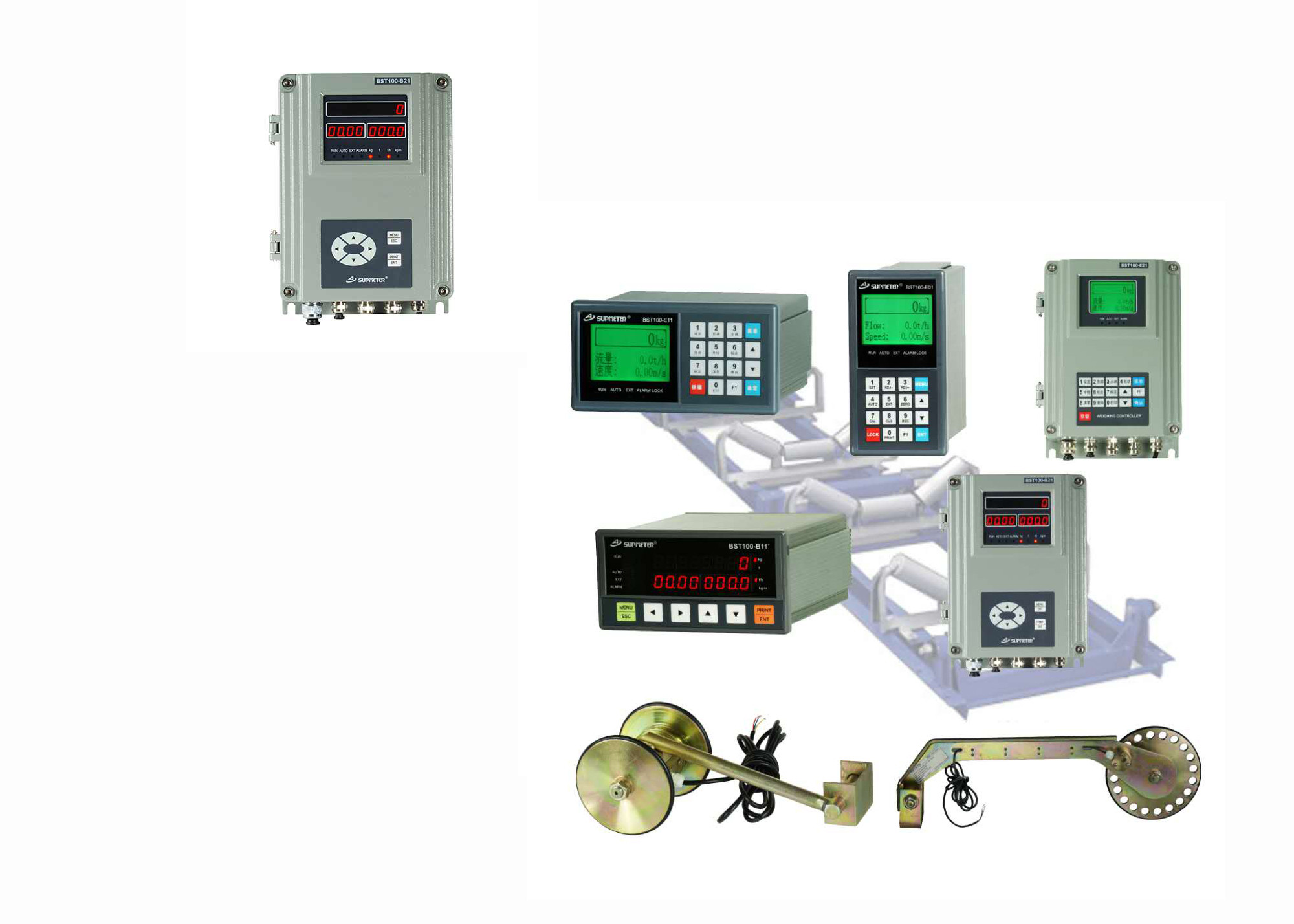 Belt Weigh Feeder Indicator Controller , Digital Weight Controller CE ...