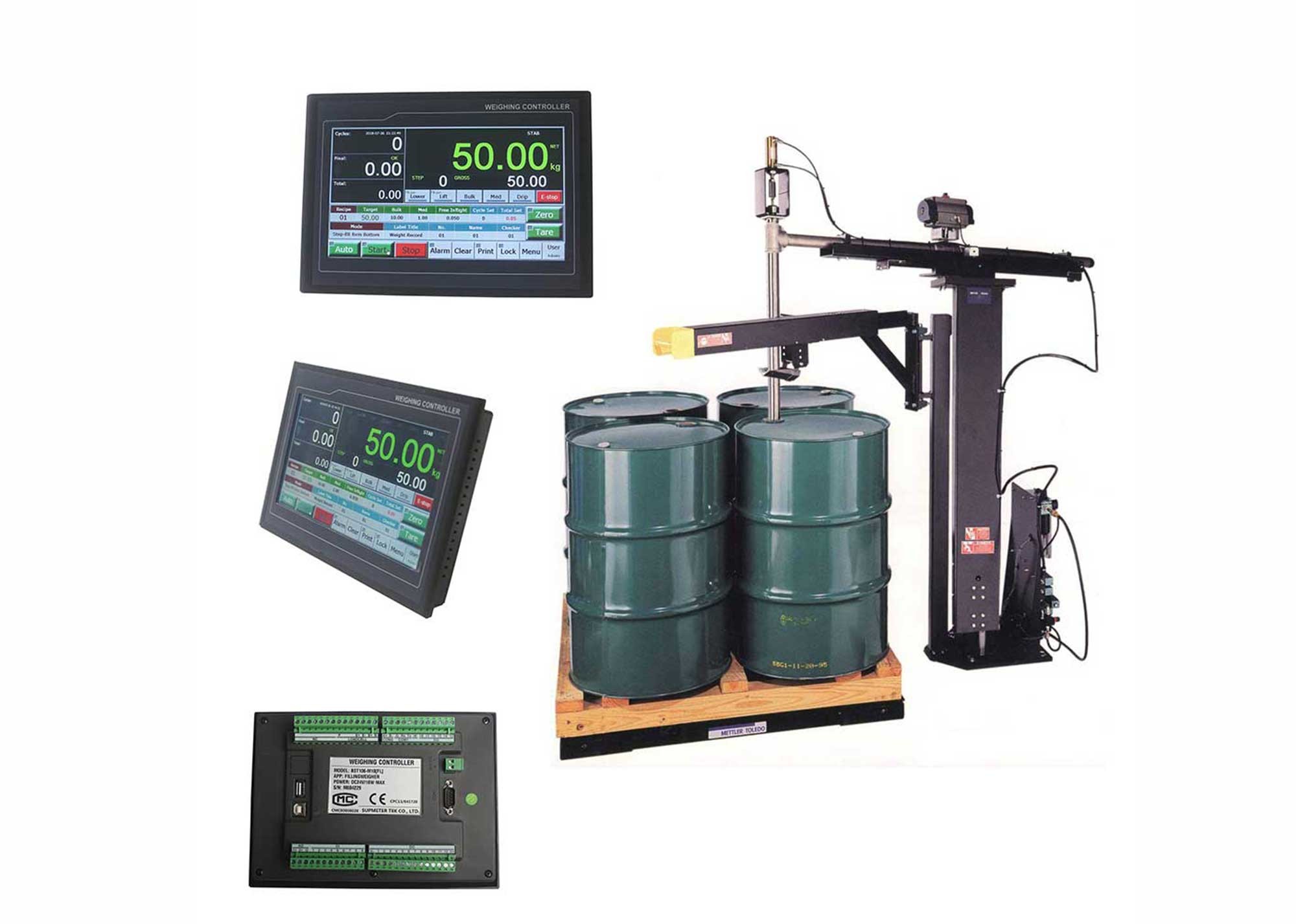 Filling Liquid Cylinder Platform Weighing Scale Controller DC24V CE ...