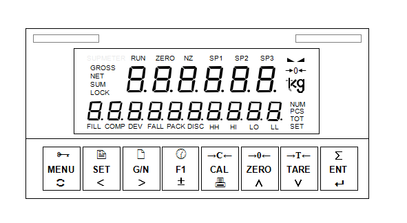 Manual / Auto Totalizing & Weighing Controller EMC Design Setpoint DO Output