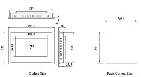 HMI Load Cell Display And Controller With 4 Material & 2 Speed Feeding