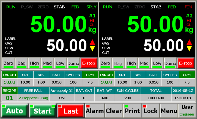 Touch Screen Packing Machine Digital Weighing Controller, Weight ...